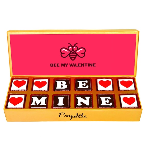 Handcrafted Be Mine Valentine Chocolate | Winni