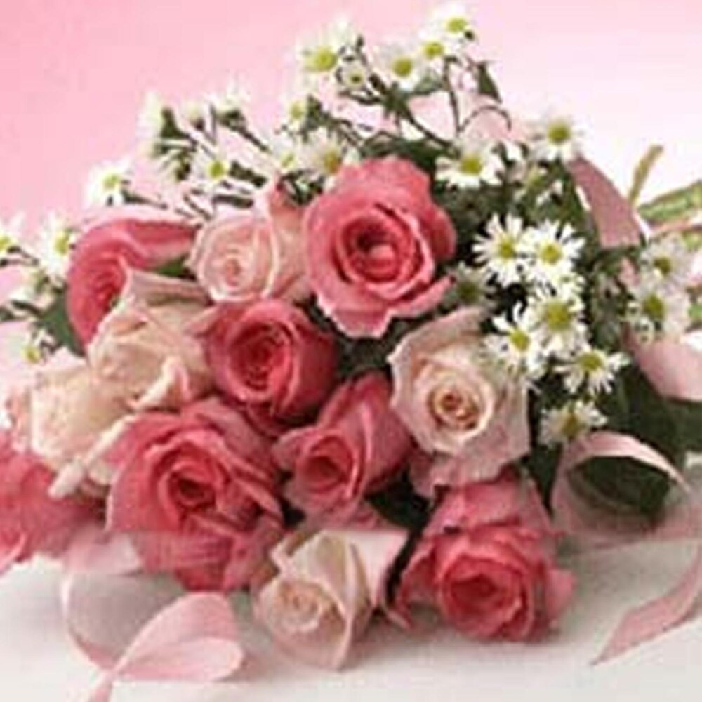 Fresh Pink Roses Bunch | Winni
