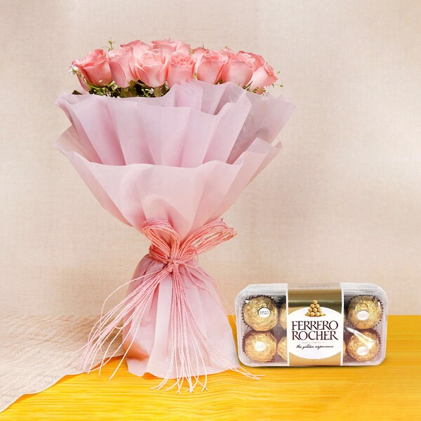 Pink Roses Charm With Rochers | Winni