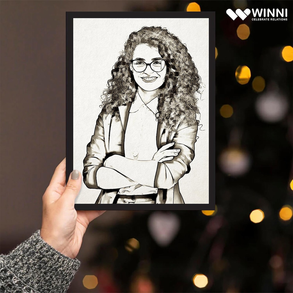Independent Girl Pencil Art | Winni
