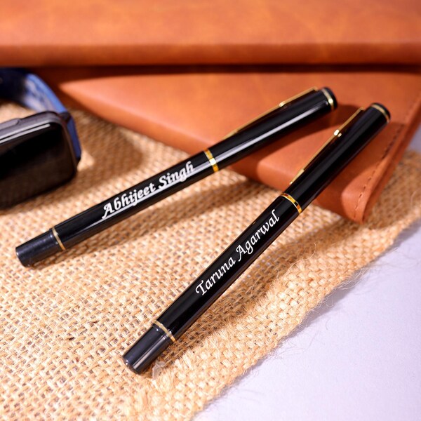 Classy Personalized Couple Pen Combo | Winni