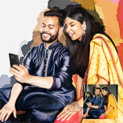 Order Digital Painting of Your Photos Online | Winni