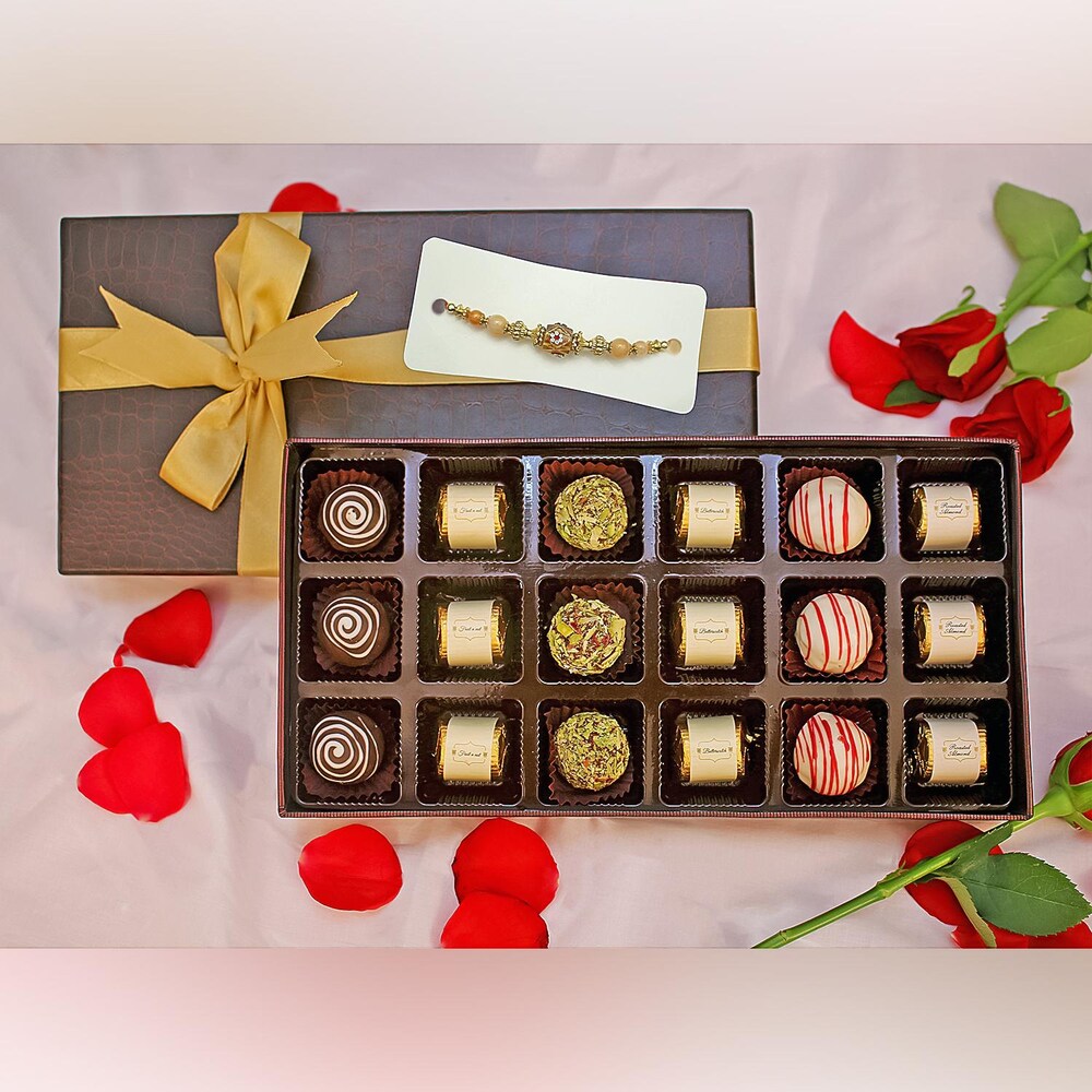 Classy Chocolate And Rakhi Box | Winni