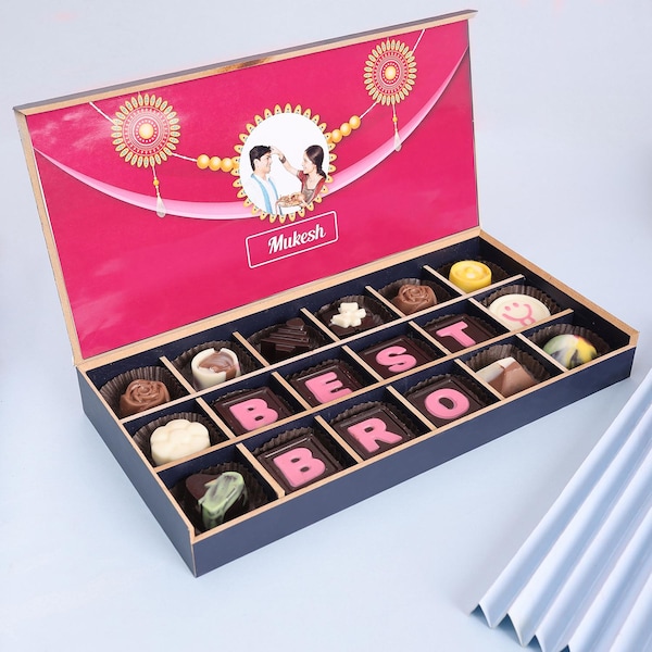 Best Bro Personalized Chocolate Box | Winni
