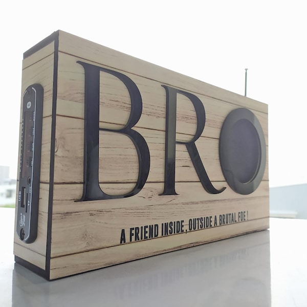 Awesome Bro Wooden Speaker Box | Winni
