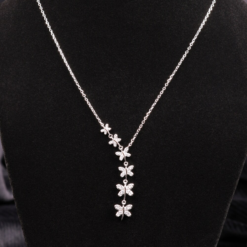 Chain Flower Silver Pendant | Winni