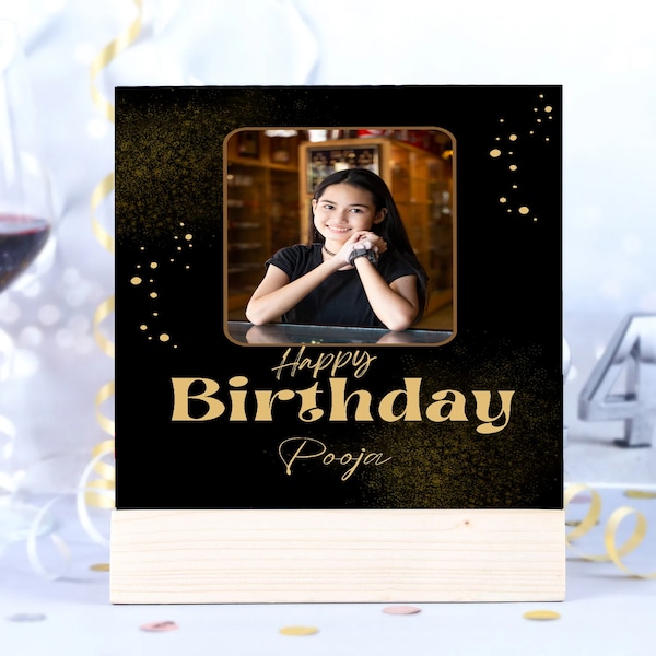 Personalised Birthday Wish Photo Frame | Winni