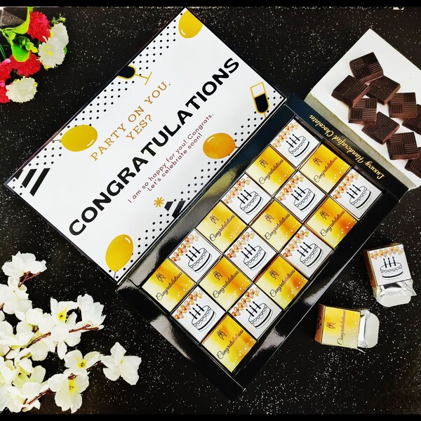 Congratulations Theme Chocolate Cake Gift Box | Winni