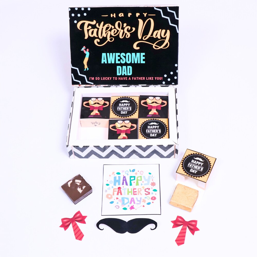 Awesome Dad Fathers Day Chocolate Box | Winni