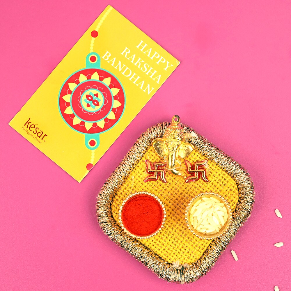 Set Of 2 Rakhi with Delightful Sweet Box | Winni