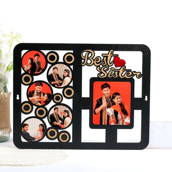 Personalised Best Sister Photo Frame | Winni