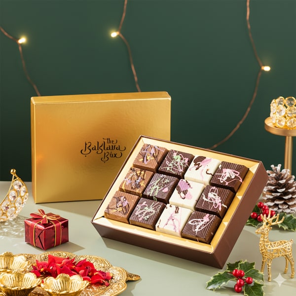 Christmas Chocolate Special Mini Kunafa Box | Winni