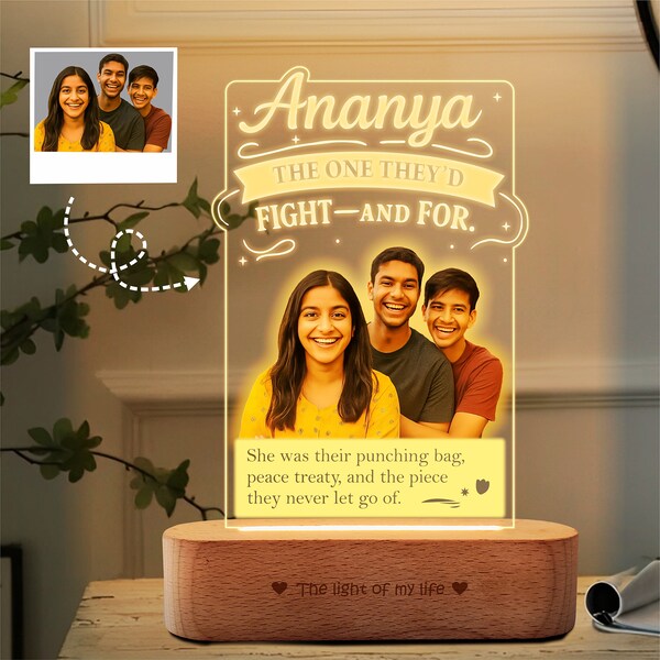 Personalized Soft Led Ambient Glow Frame | Winni