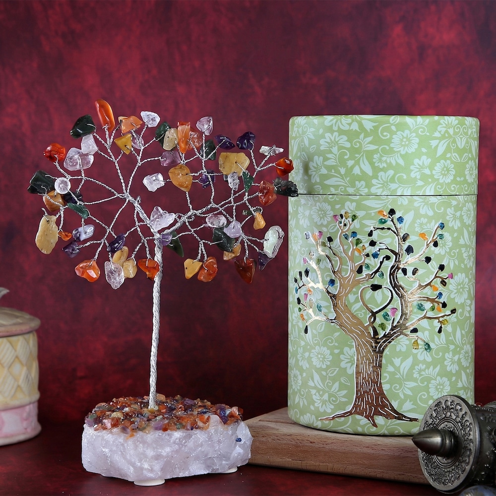 Spiritual Growth Multistone Gemstone Wishtree | Winni