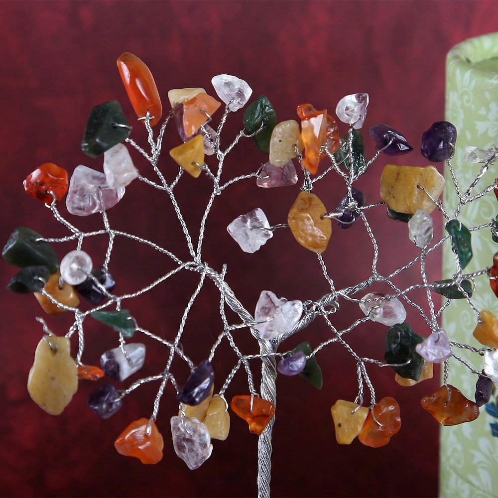 Spiritual Growth Multistone Gemstone Wishtree | Winni